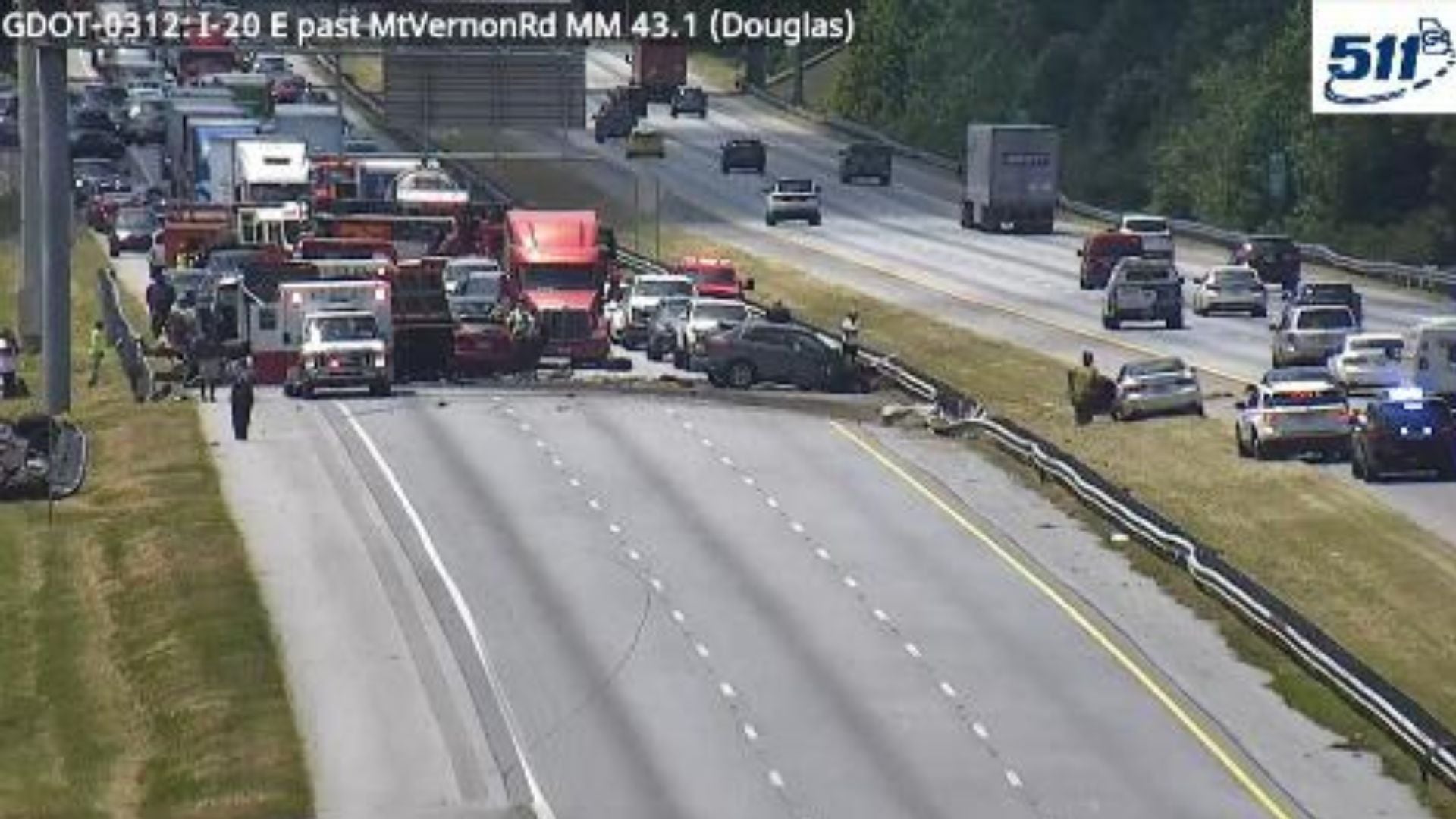 3 injured, including 10-year-old, in crash on I-20 in Douglas County ...