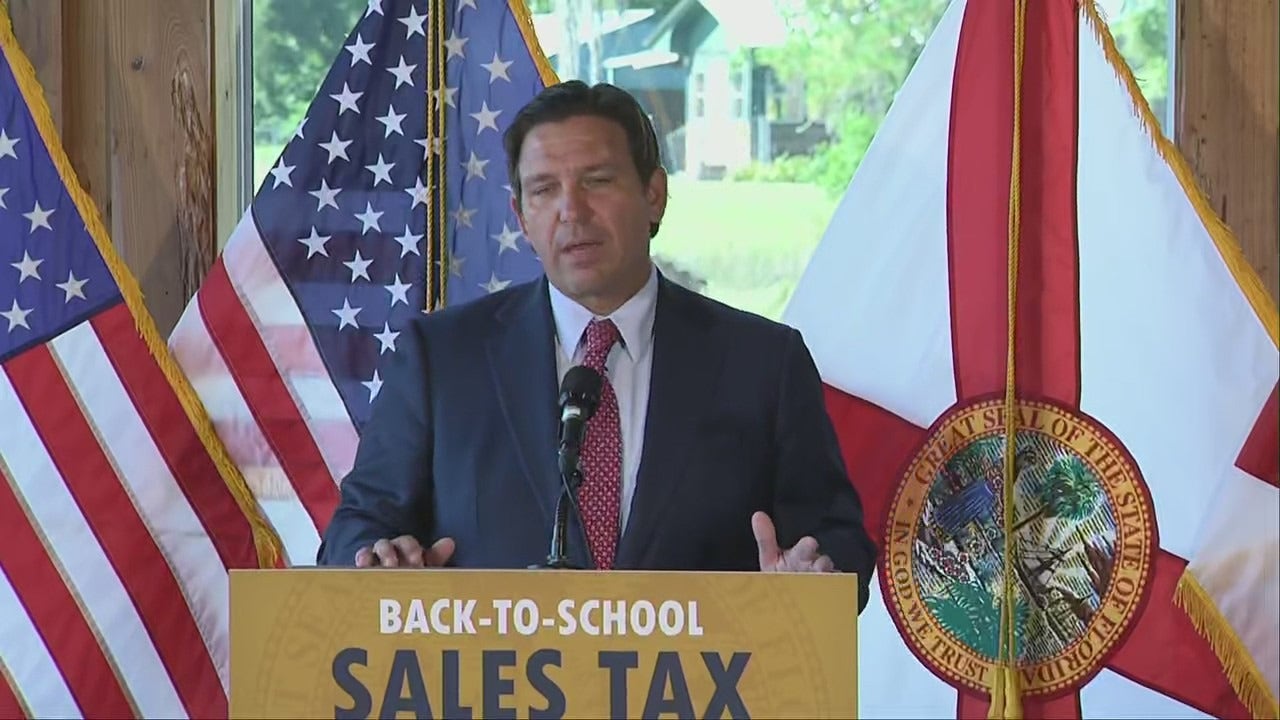 DeSantis: Florida’s Back-to-School Sales Tax Holiday is now permanent ...