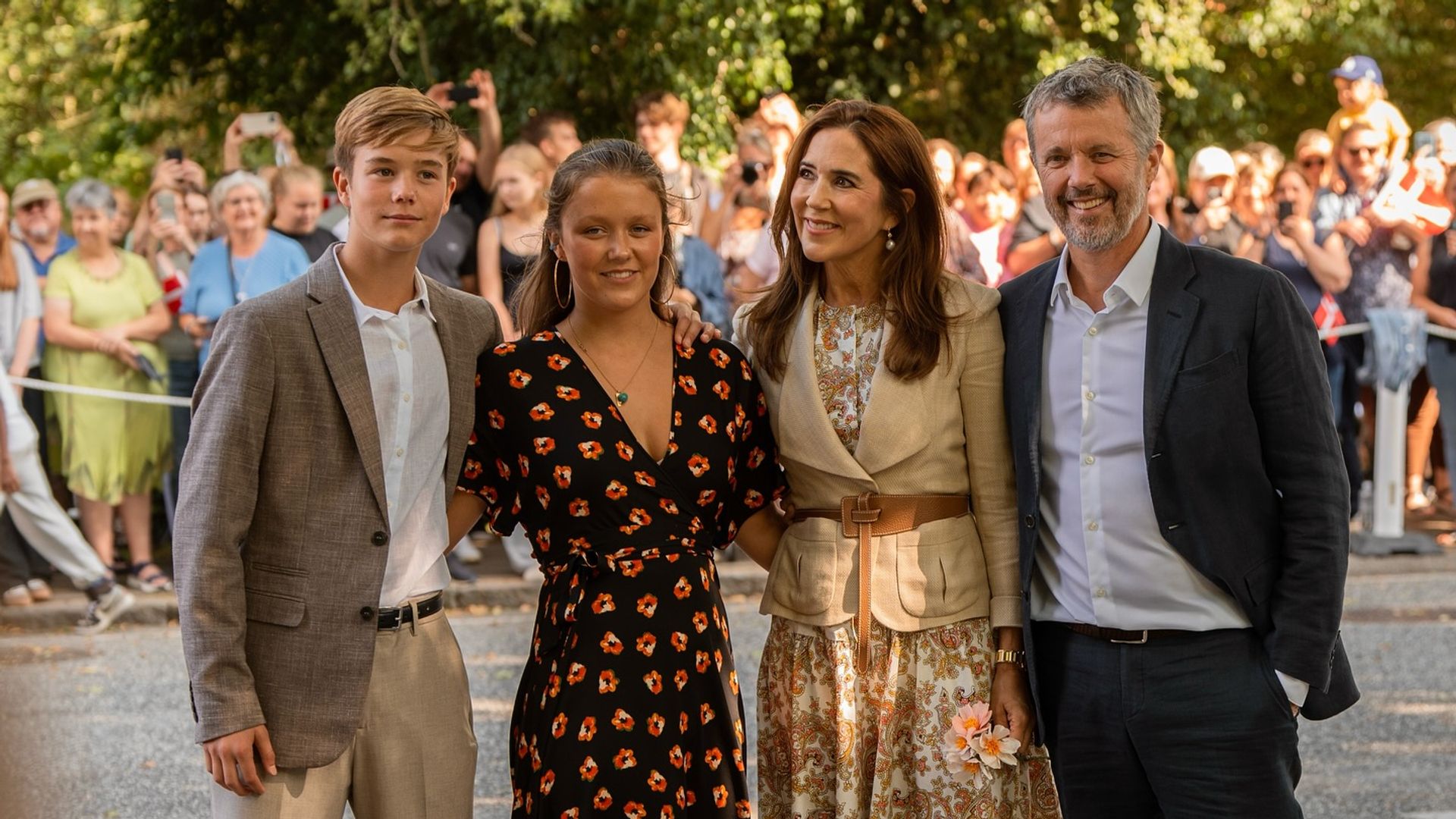 King Frederik and Queen Mary reappear with royal children after summer ...