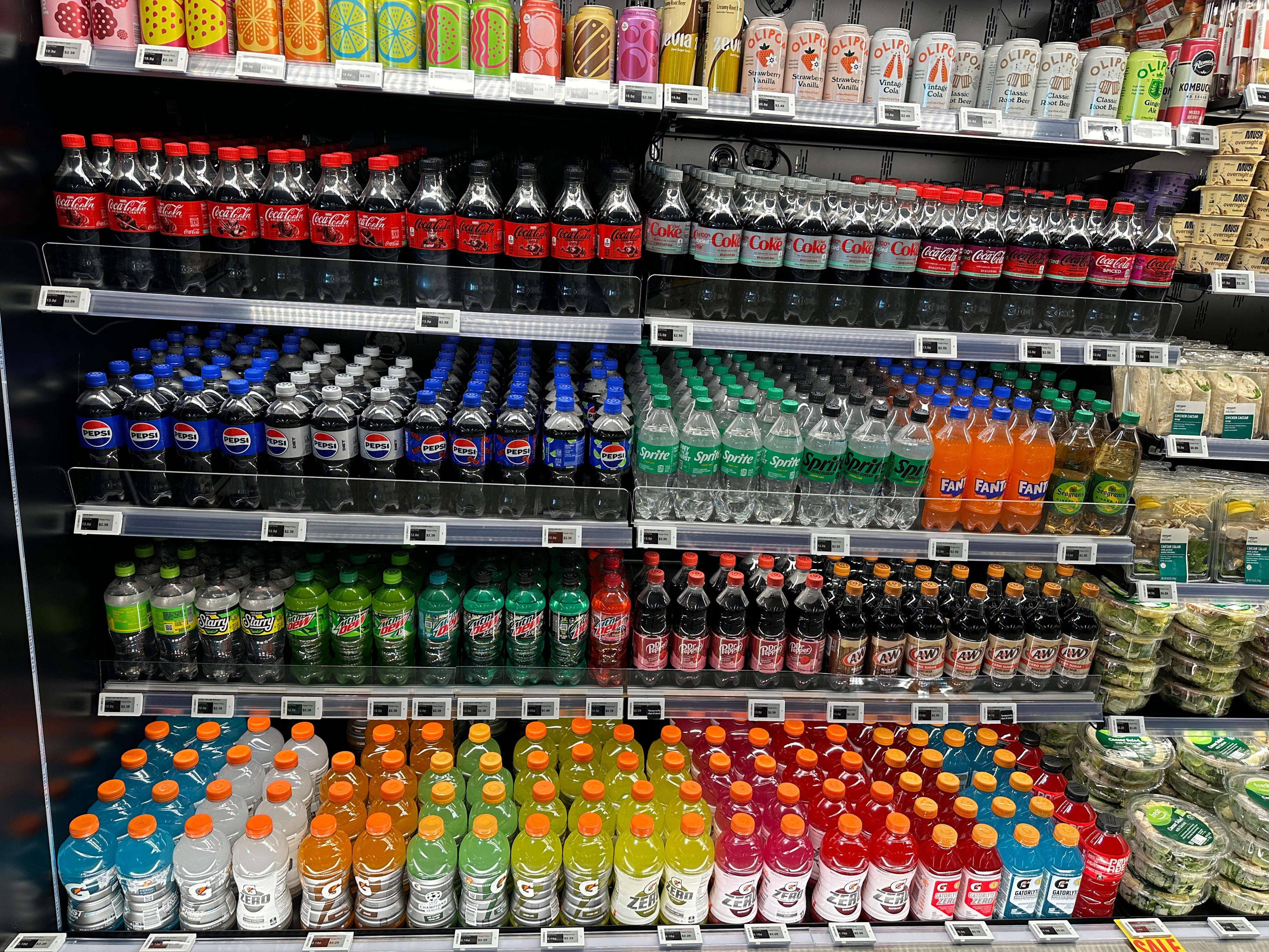 What are the best selling soda brands in the United States?