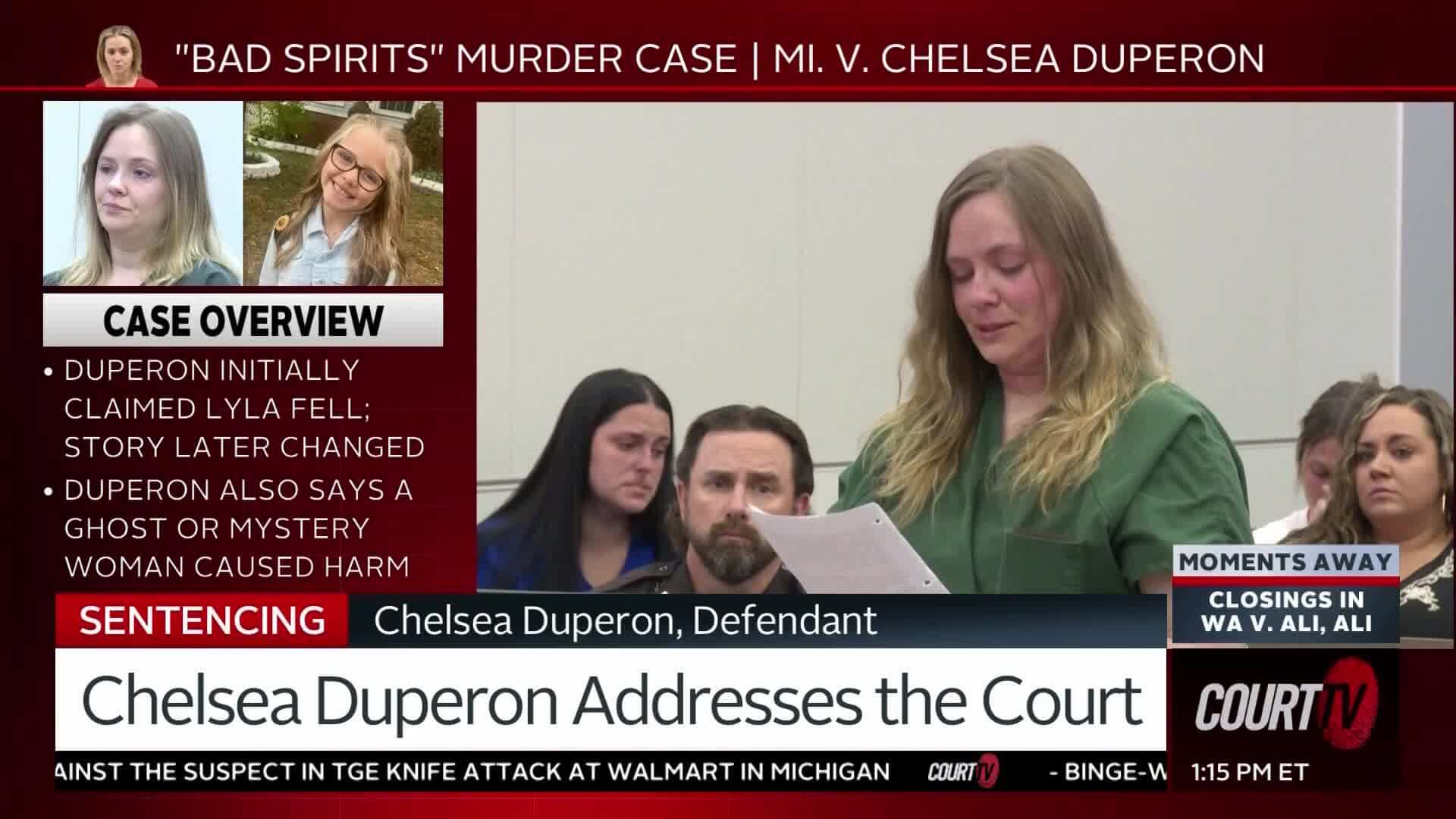 Tearful Chelsea Duperon Speaks At Sentencing For Daughter’s Murder