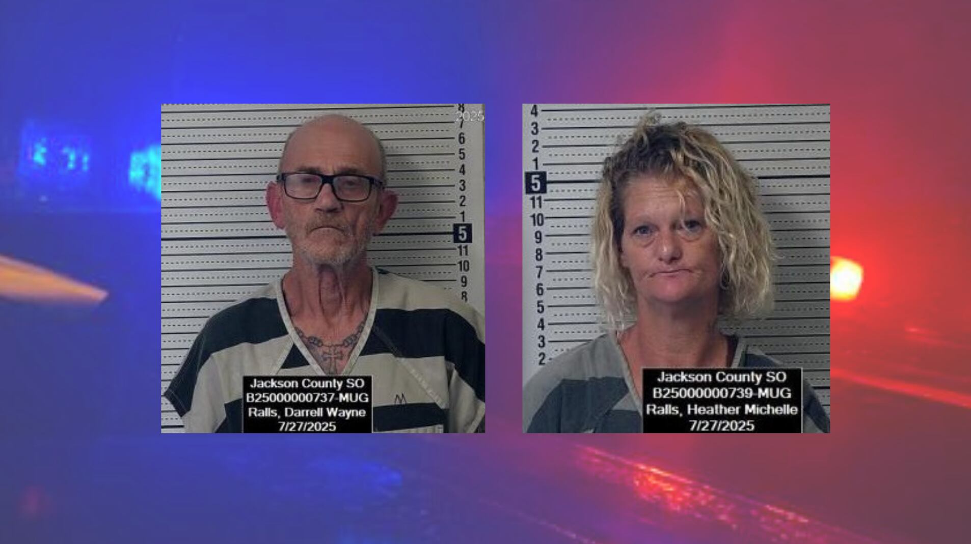 Two Topeka residents arrested on meth counts in Jackson County