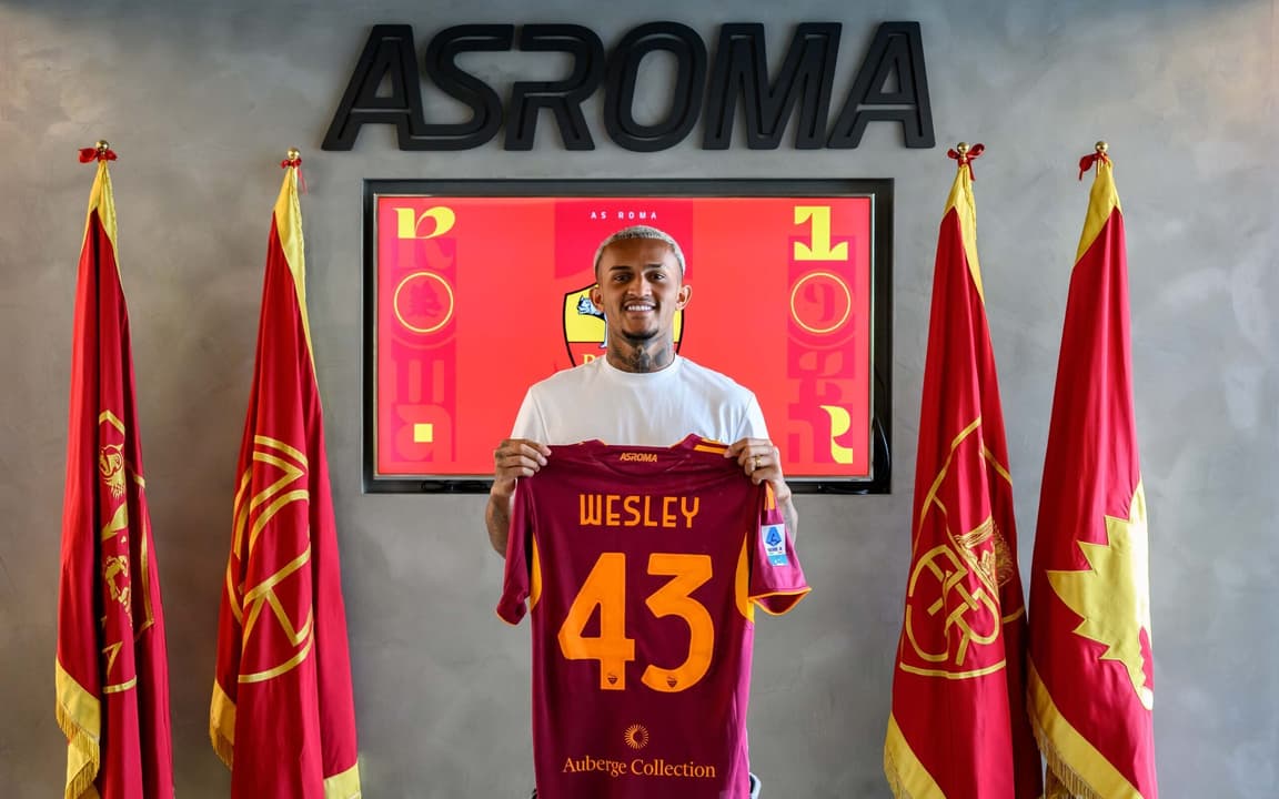 Wesley, ex-jogador do Flamengo, é anunciado pela Roma; veja o vídeo