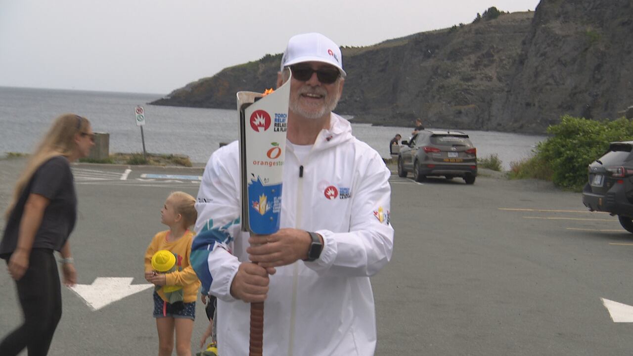 Part of N.L. was lit today — as the 2025 Canada Games torch hit a popular hyphenated town