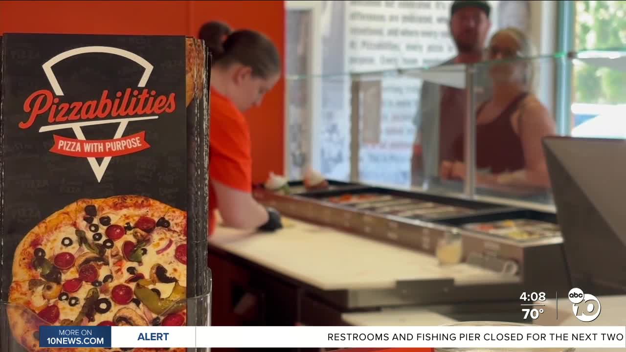 Local pizza restaurant with a positive goal