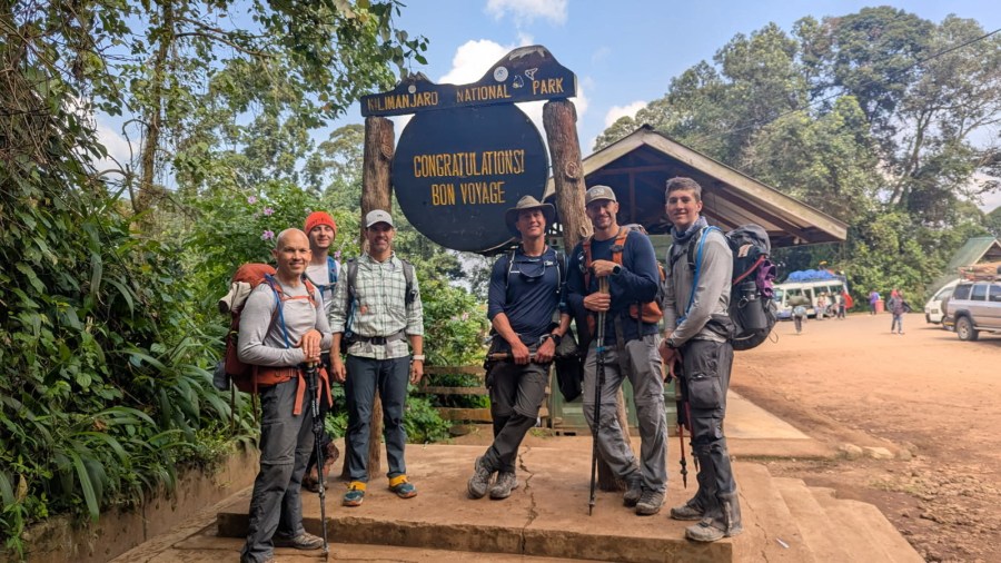 Six men from Belchertown reach summit of a famous mountain in Africa