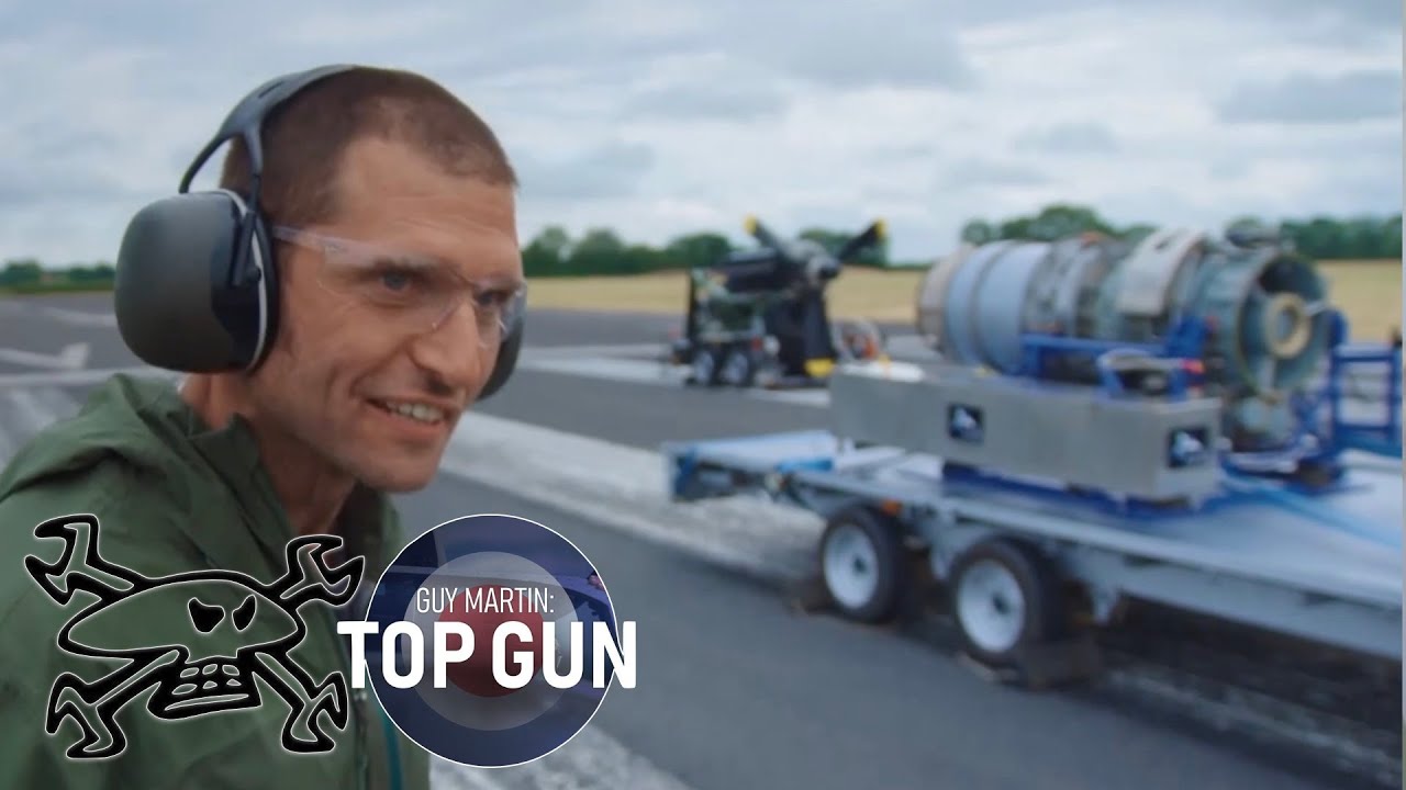 Guy's Engines! Merlin vs Jet Engine | Guy Martin Top Gun