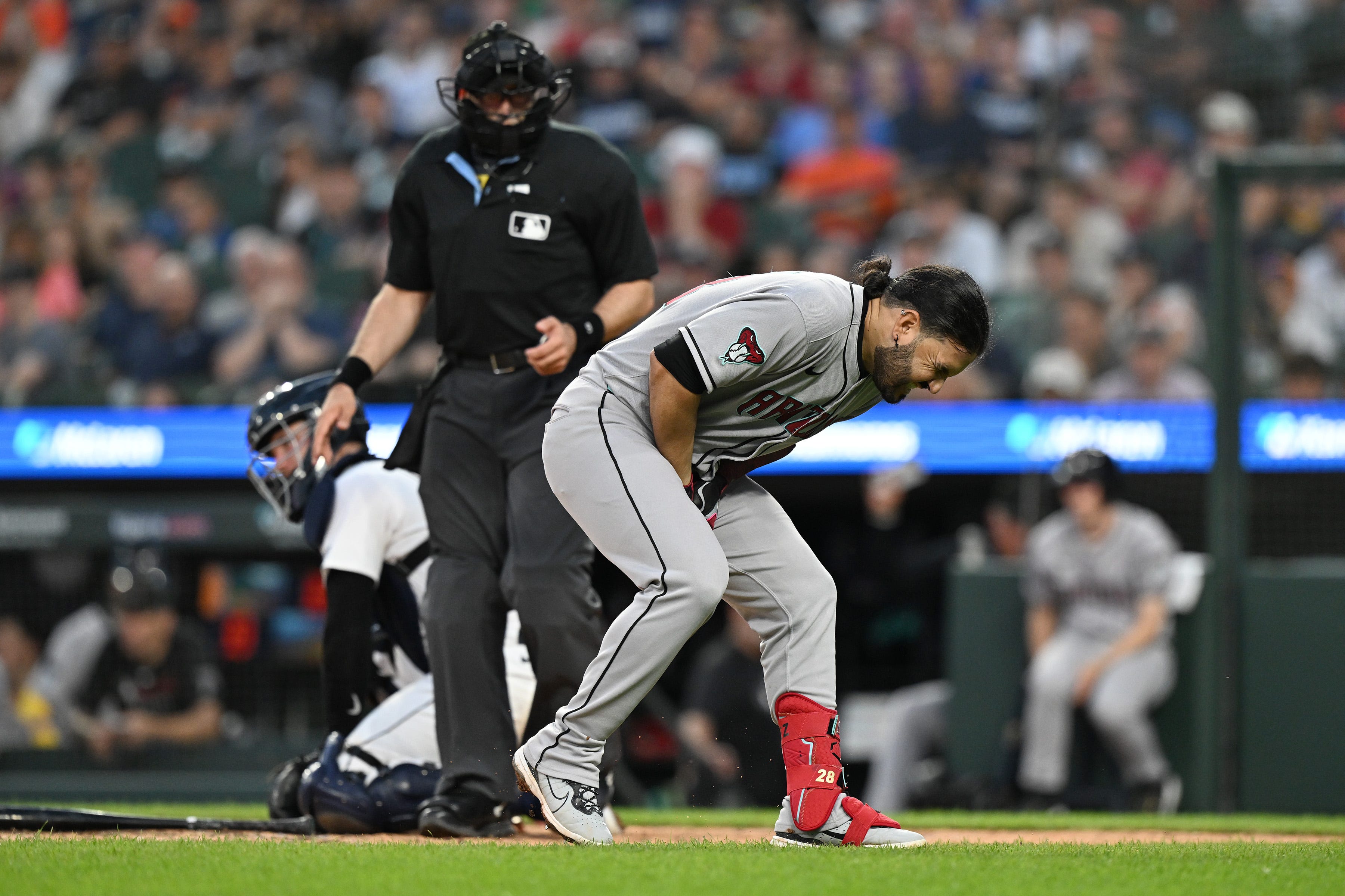 Don't blame Torey Lovullo for Eugenio Suarez getting hit by a pitch