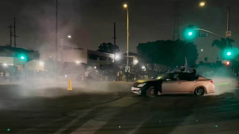Nevada's new street racing law just destroyed its first cars on camera