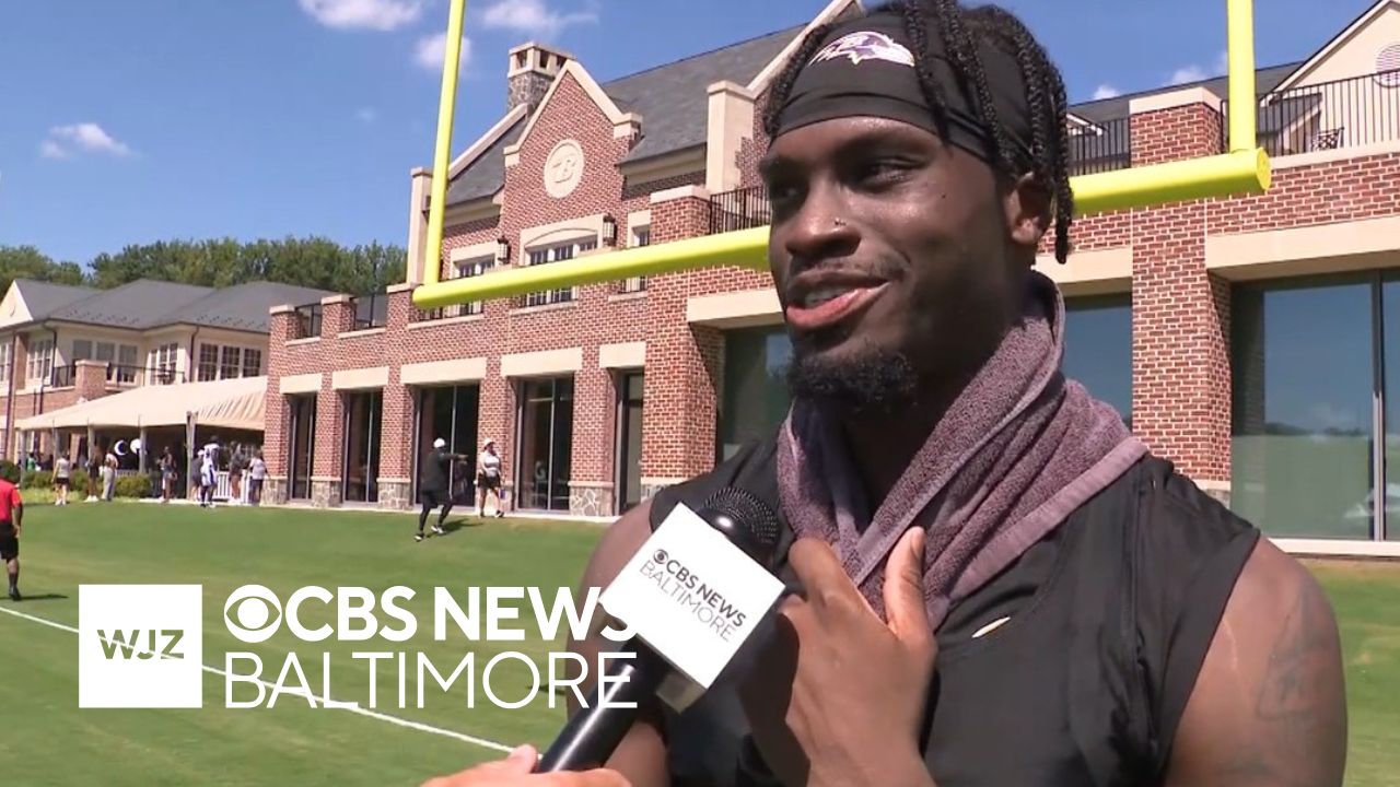 Baltimore Ravens wide receiver Devontez Walker talks one-on-one with ...