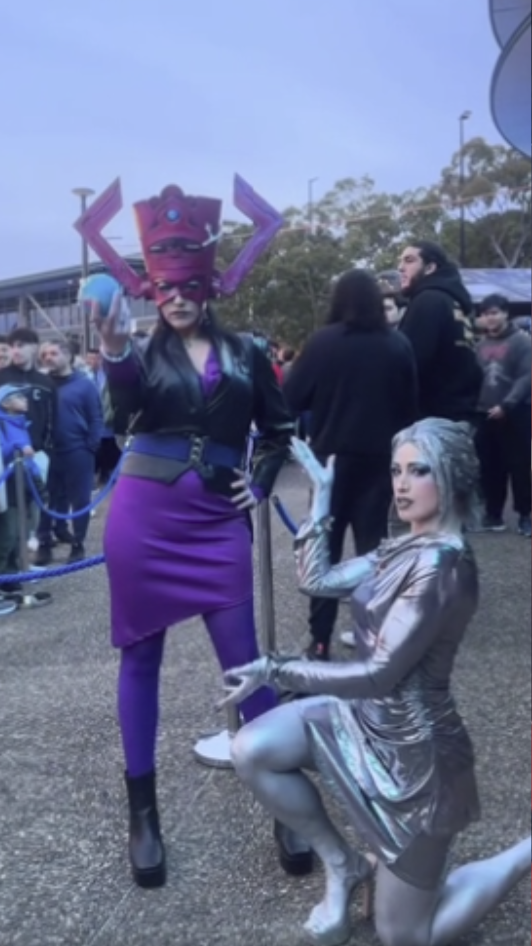 Galactus Cosplay by Toonibug at the Fantastic Four Gathering