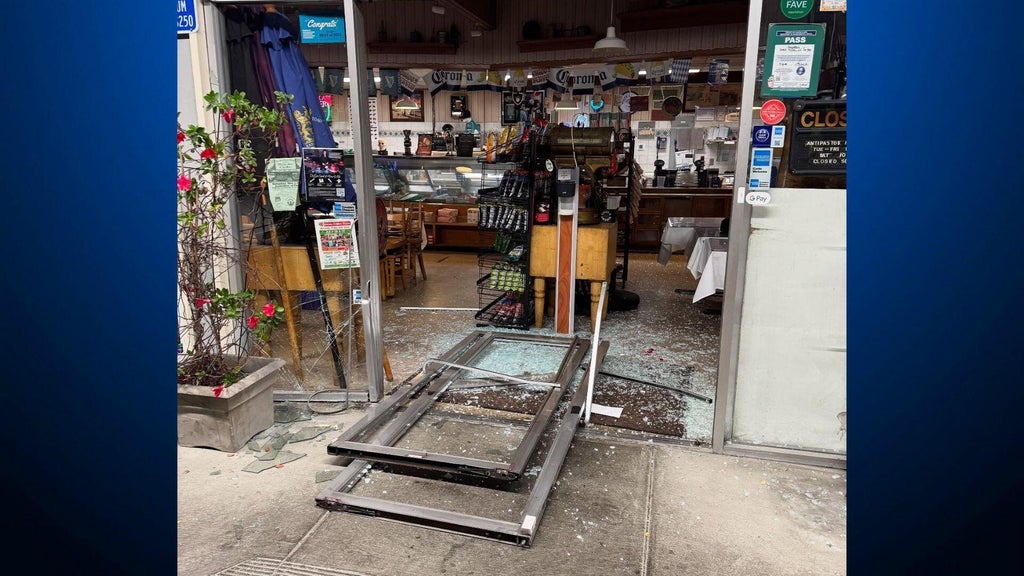 San Jose's Antipastos Deli has front doors smashed in early morning ...
