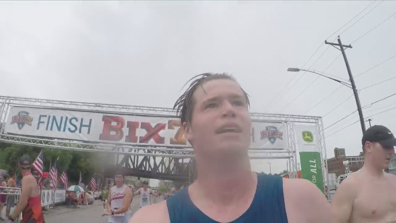 Here's a runner's perspective of the rainy 2025 Bix 7