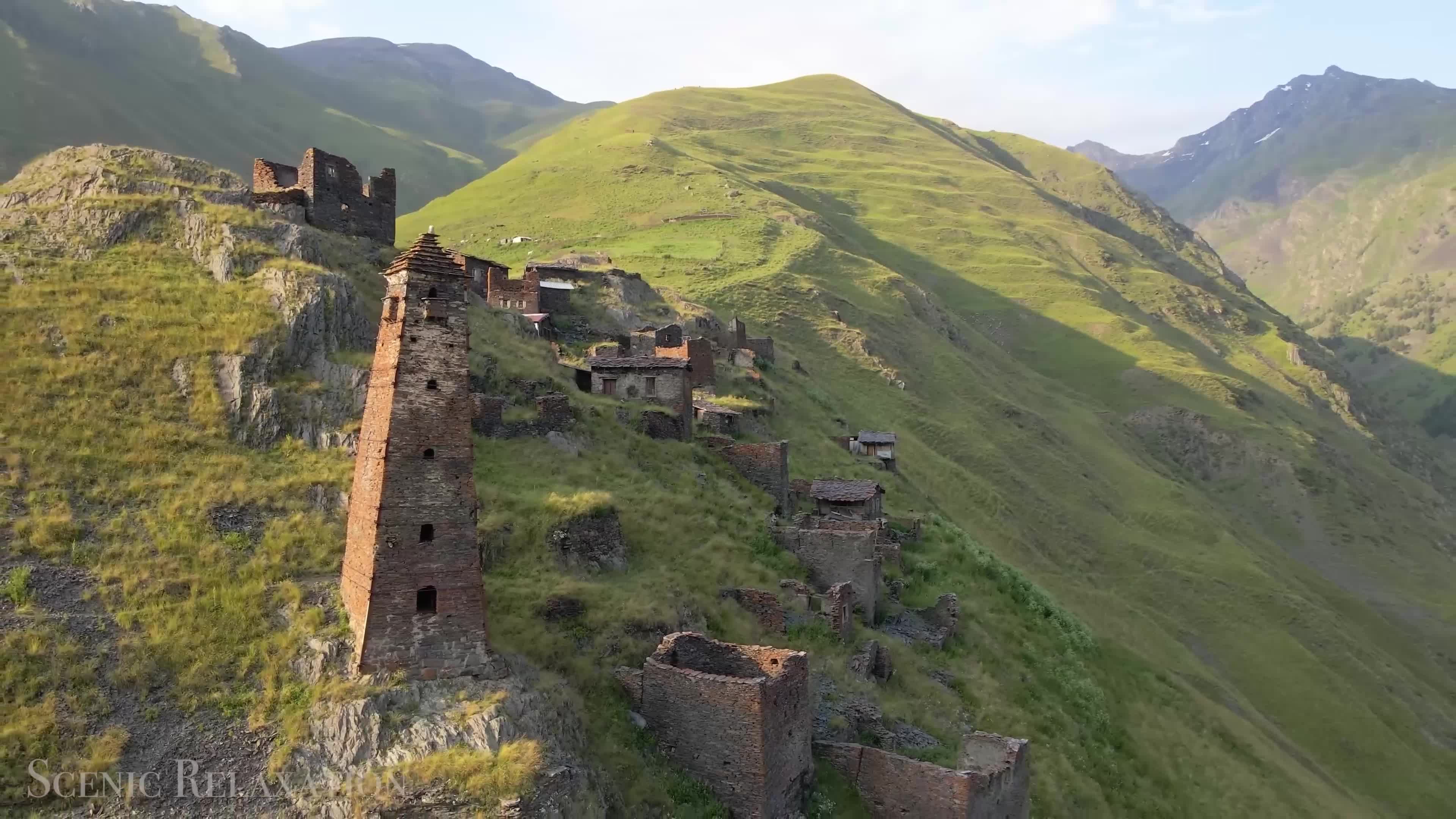 Medieval Watchtowers & Mountain Villages of Georgia in 4K