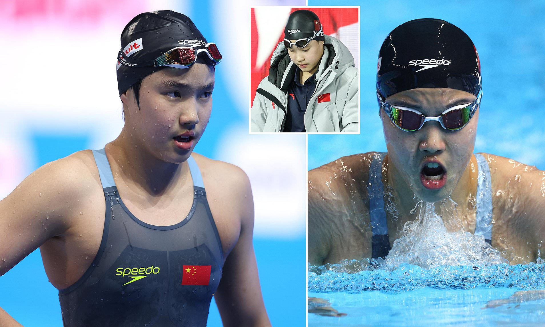 Chinese swimmer, 12, misses out on a World Championship medal by 0.06 ...