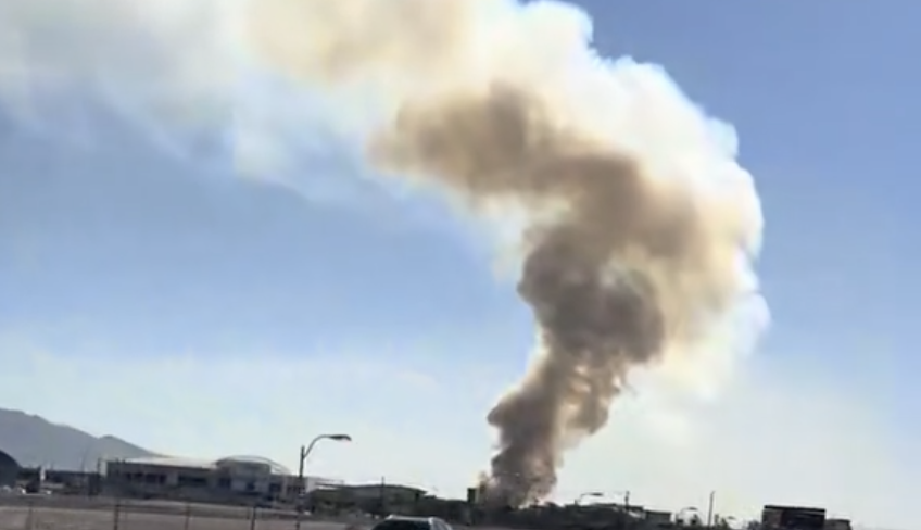 Massive Blaze Erupts Near University of Nevada
