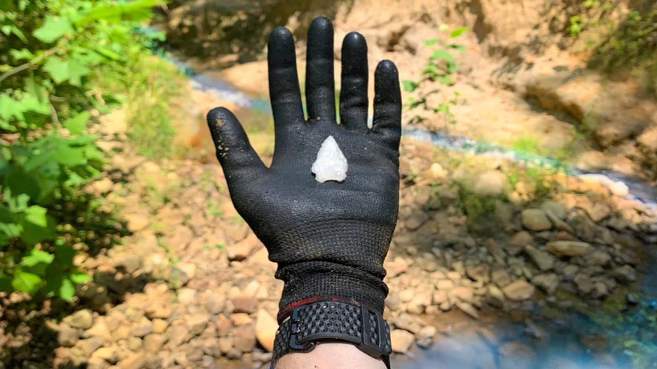 Rare arrowhead discovery – hidden treasure in the creek!