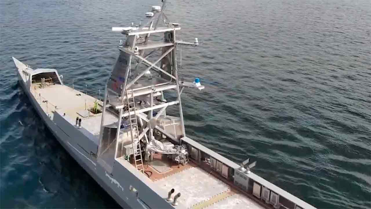 DARPA Releases First Video of Experimental Uncrewed Vessel USX-1 Defiant