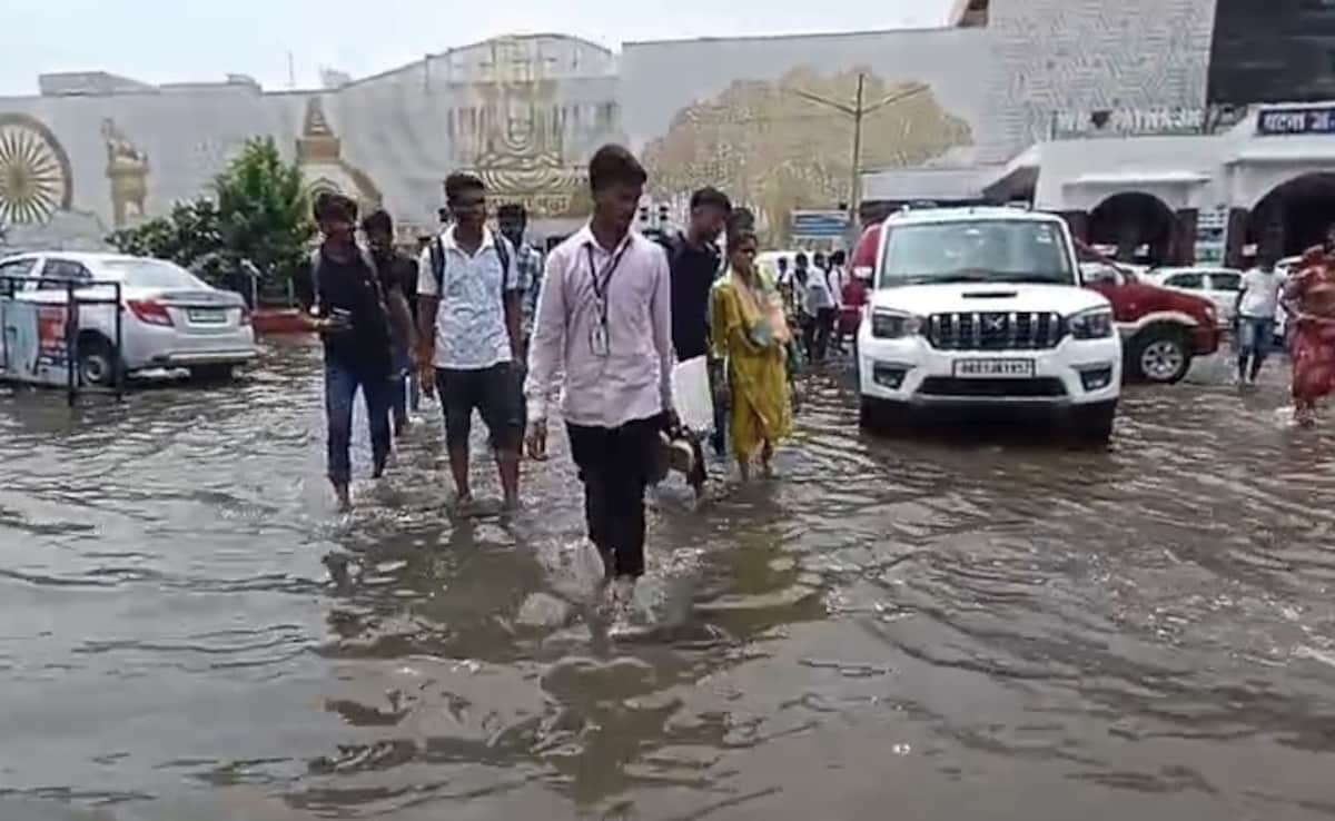 Bihar Assembly Premises, Patna Junction Waterlogged Amid Heavy Rainfall
