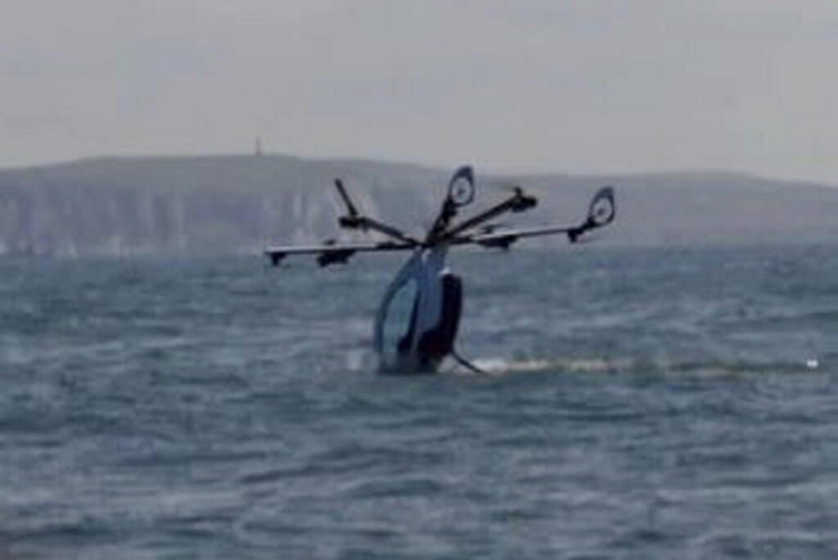 Man crashes trying to cross English Channel in ‘air scooter’