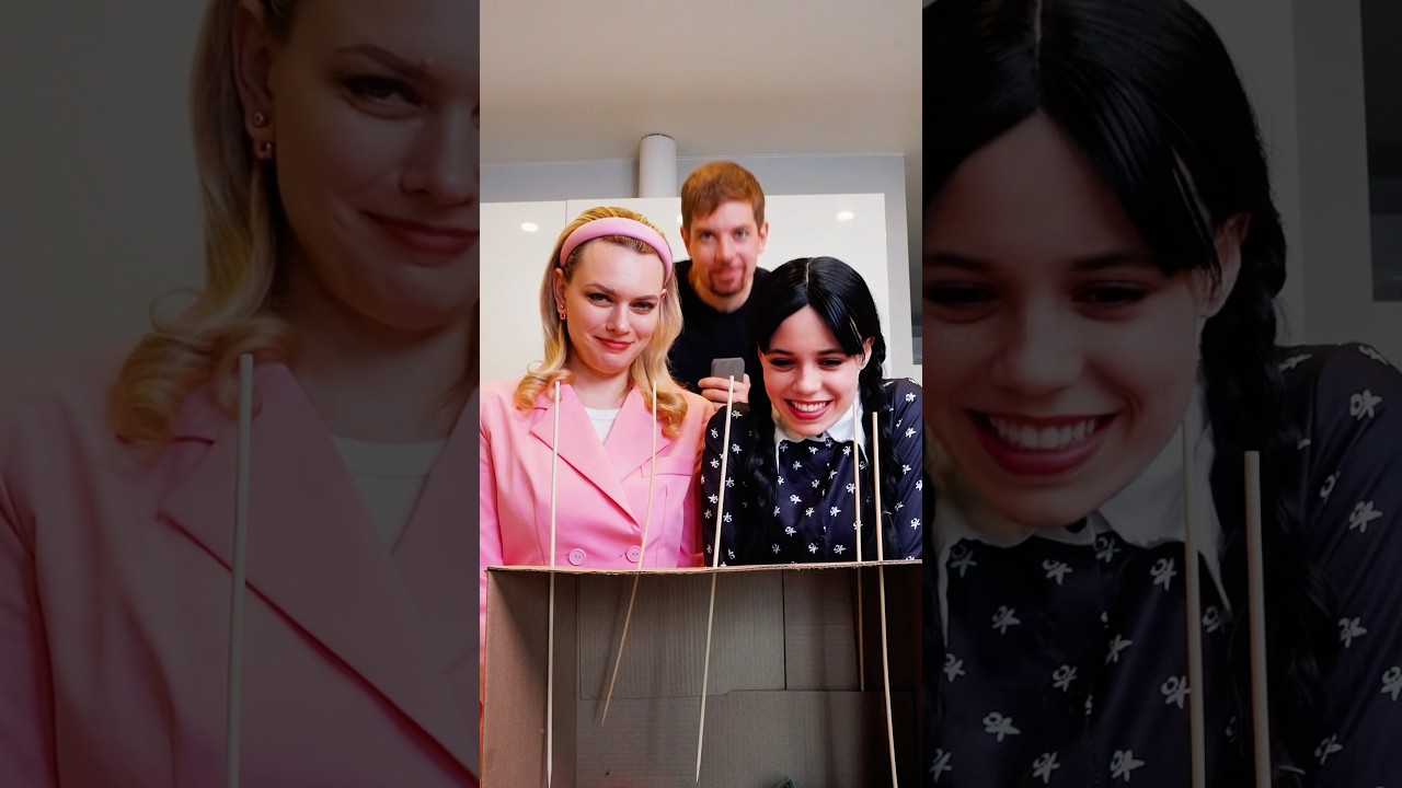 Wednesday Addams Meets MrBeast in the Darkest Crossover