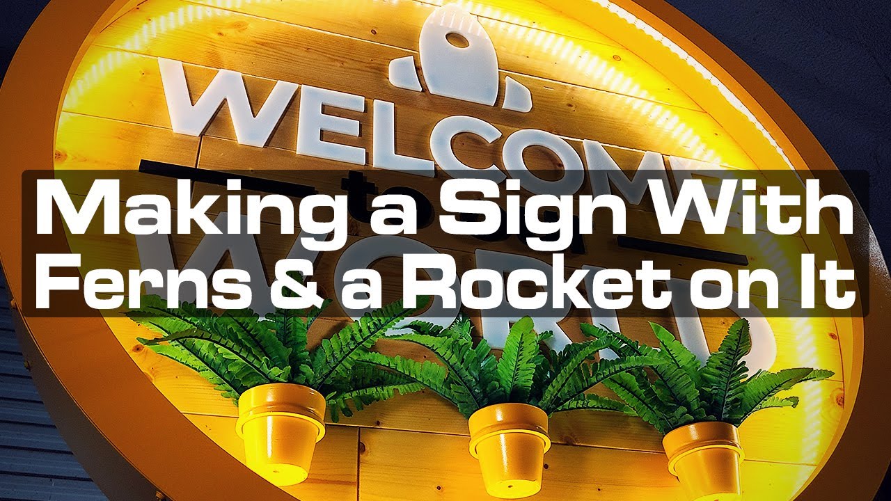 Creating a Modern Sign With Natural and Space Themes