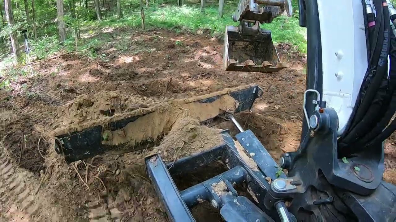 Building a Camper & Fifth Wheel Site in the Woods — Mini Excavator Work