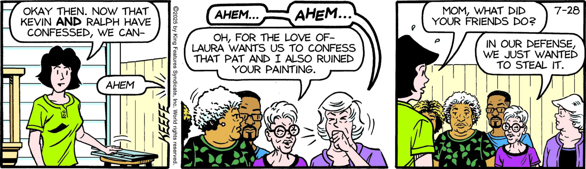 Sally Forth by Francesco Marciuliano; drawn by Jim Keefe