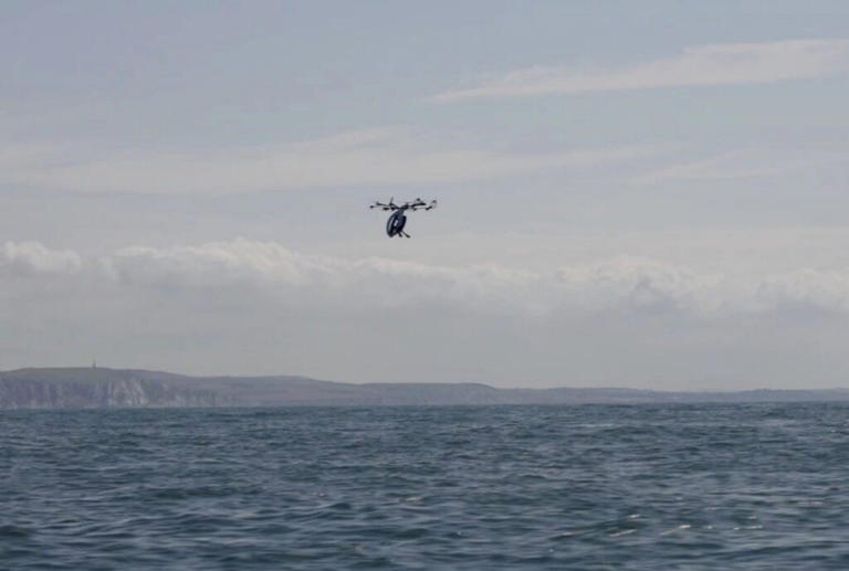 Man crashes trying to cross English Channel in ‘air scooter’