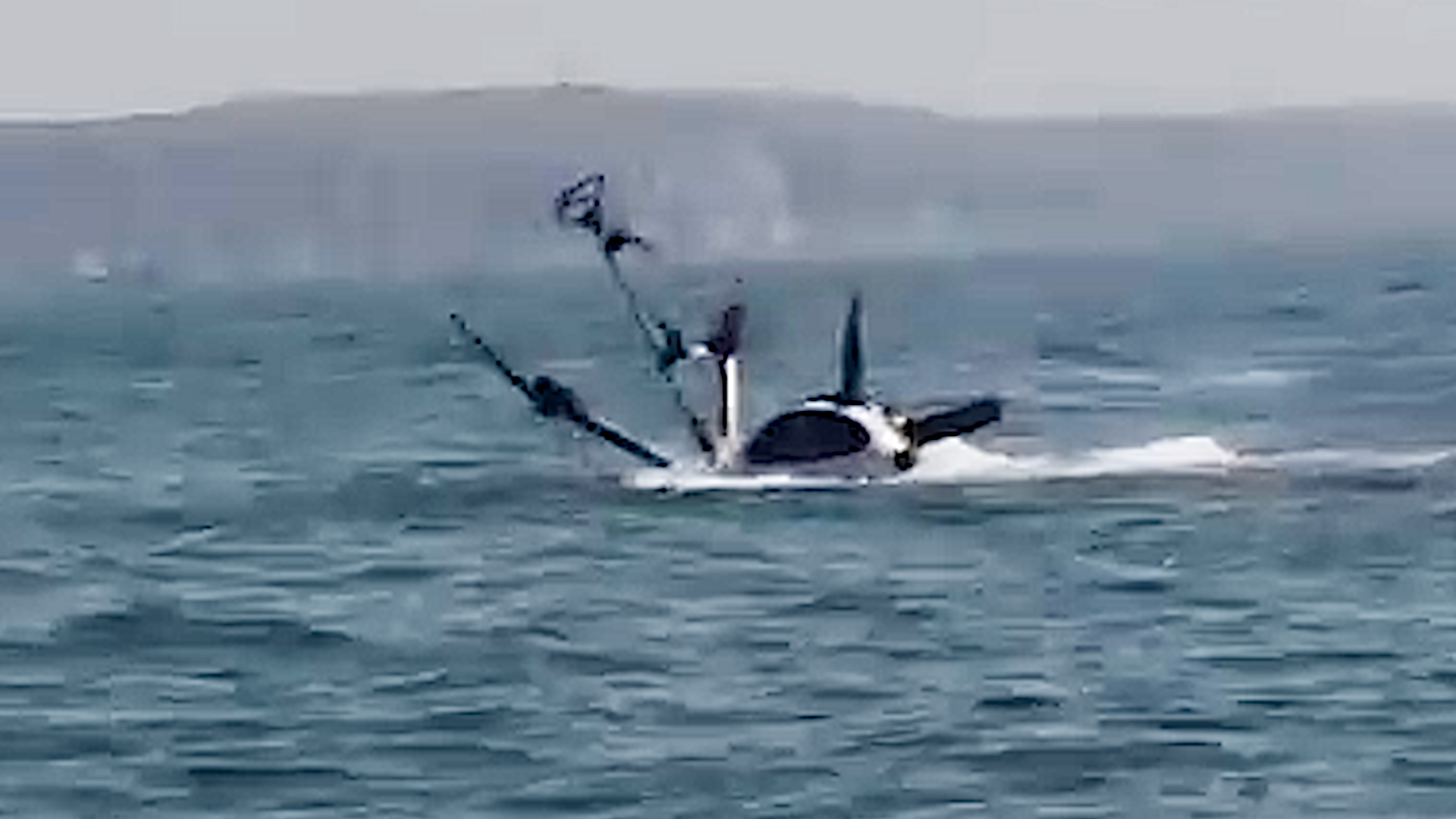 Man crashes attempting to cross English Channel in 'air scooter'