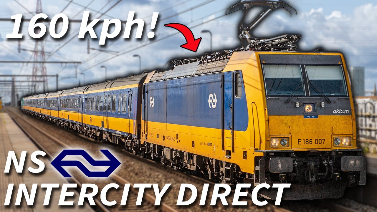NS Intercity Direct! HIGH SPEED Through the Netherlands - Breda to ...