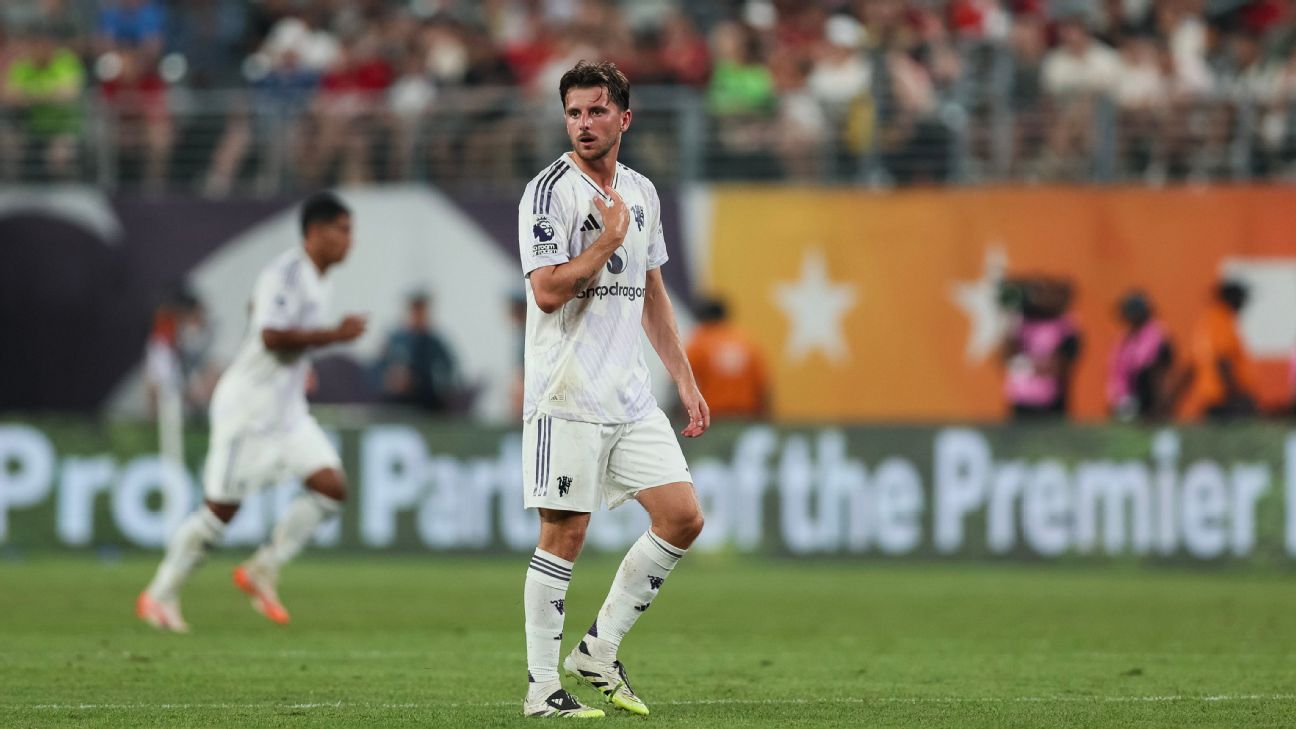 Man United's Mason Mount eyes England return for 2026 World Cup