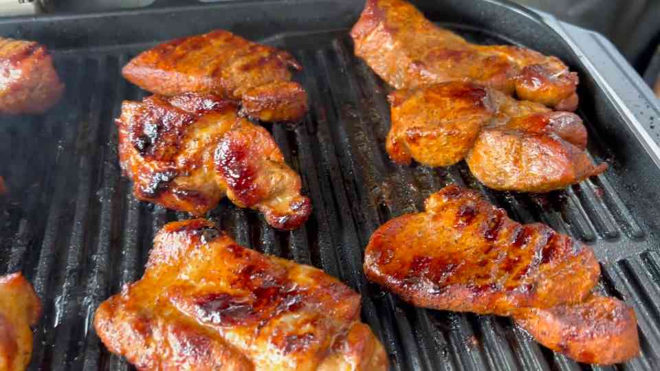NINJA WOODFIRE GRILL COUNTRY STYLE PORK RIBS!