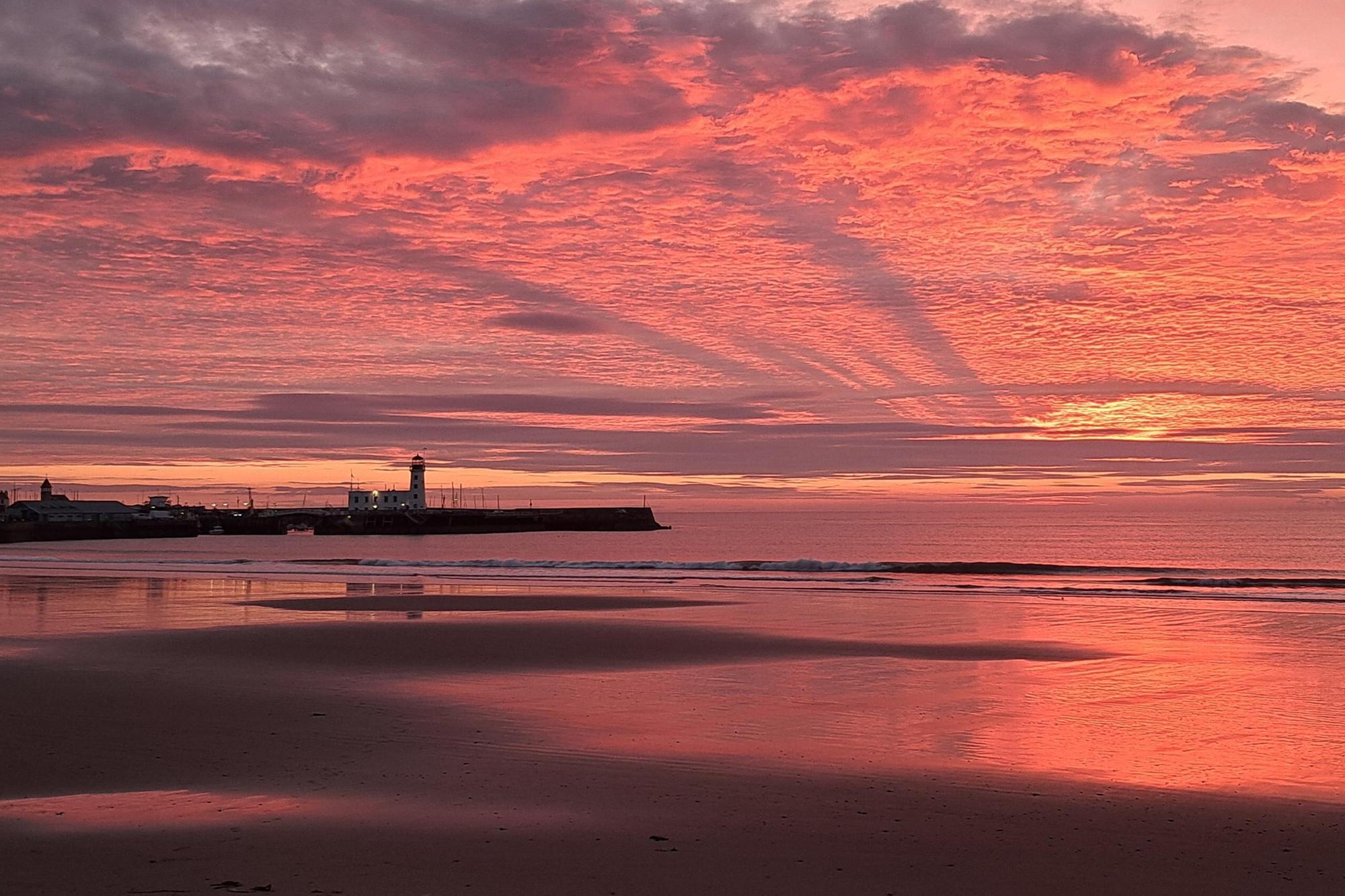Check out Scarborough's beautiful bays on Saint Catherine's Sunrise ...