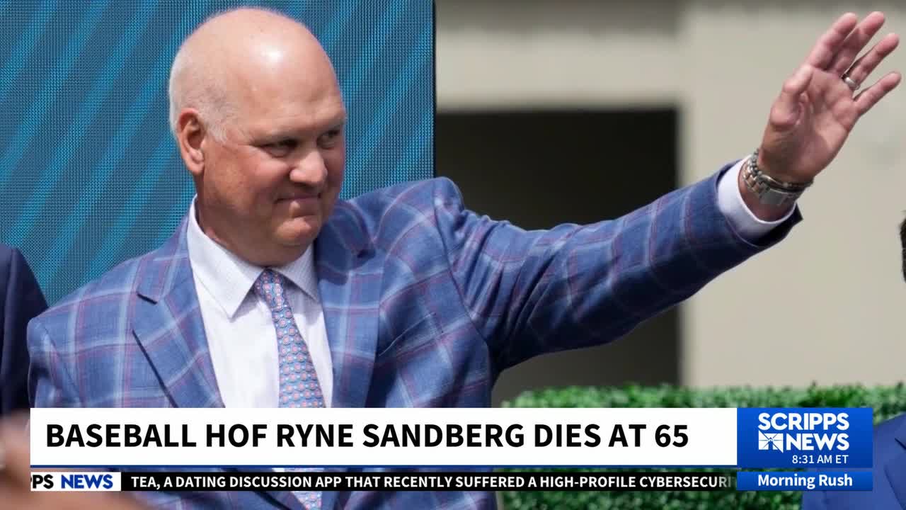 Baseball HOF Ryne Sandberg dies at 65
