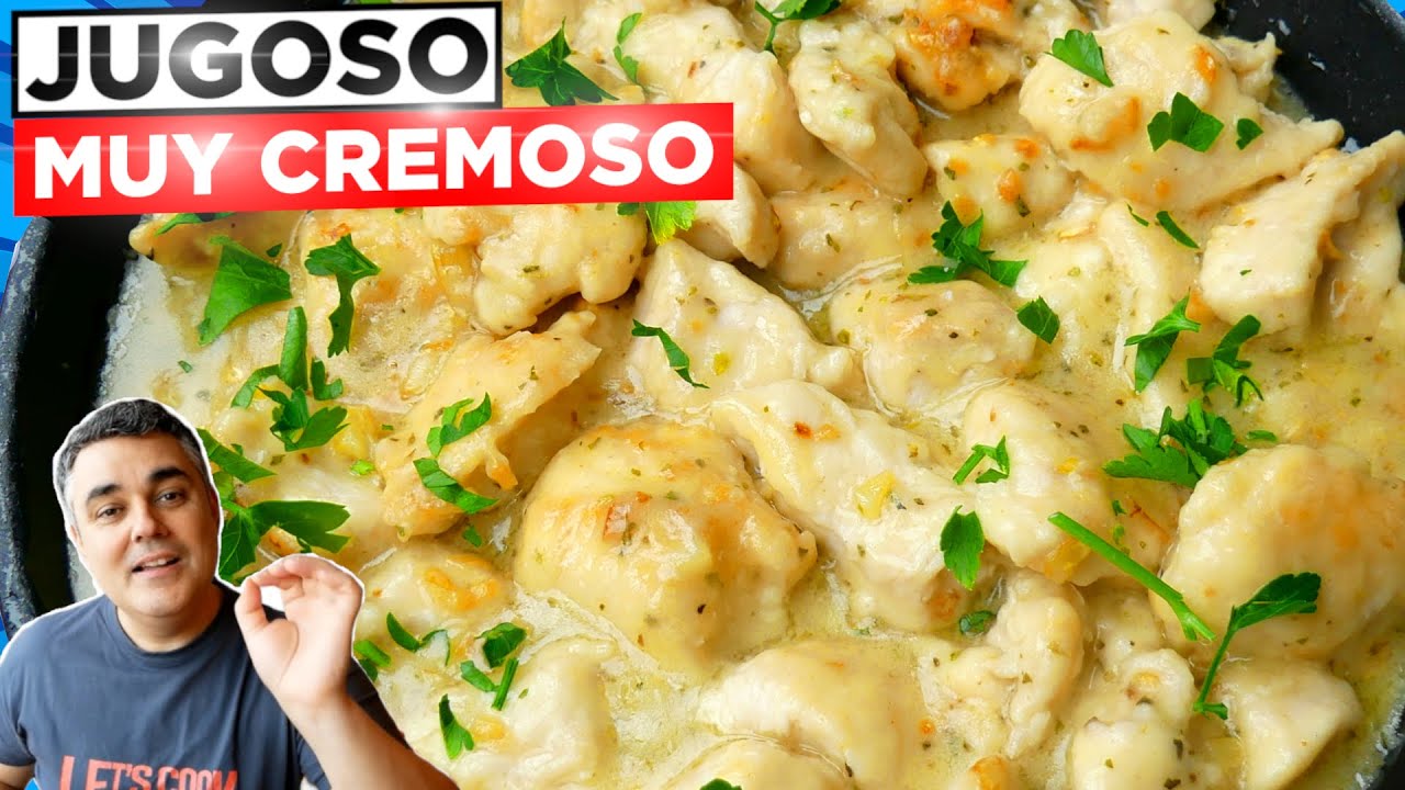 Pechuga de Pollo Jugosa con Salsa de Ajo y Mantequilla en 10 Minutos