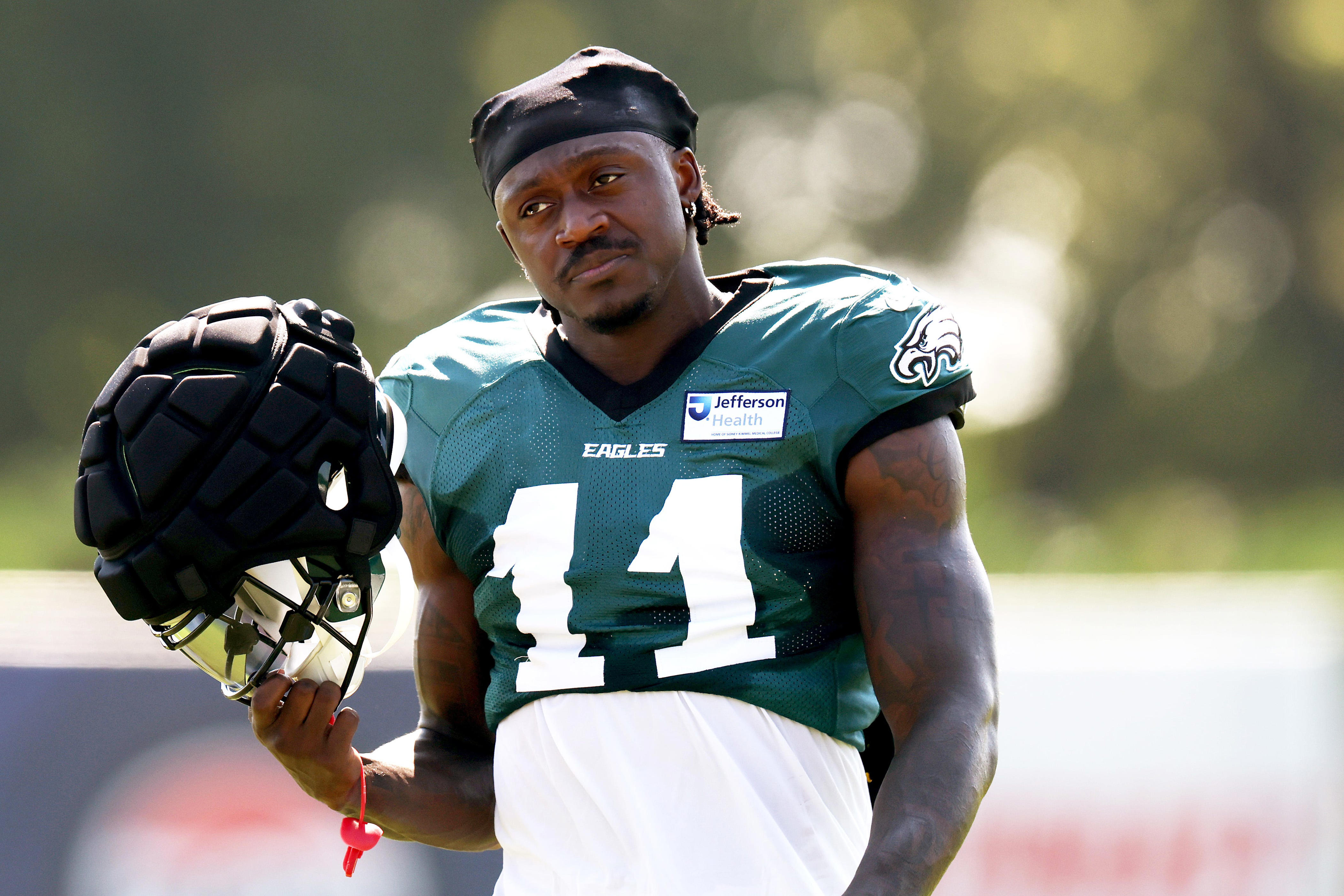 Eagles All-Pro WR A.J. Brown may have suffered a setback with his ...