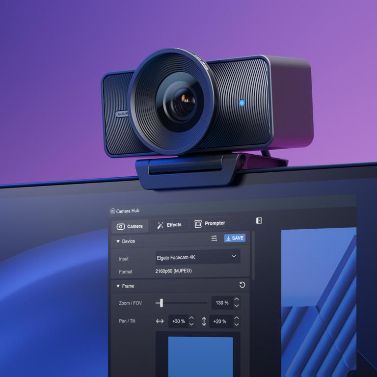 Elgato’s new 4K webcam lets you swap lens filters like a pro camera