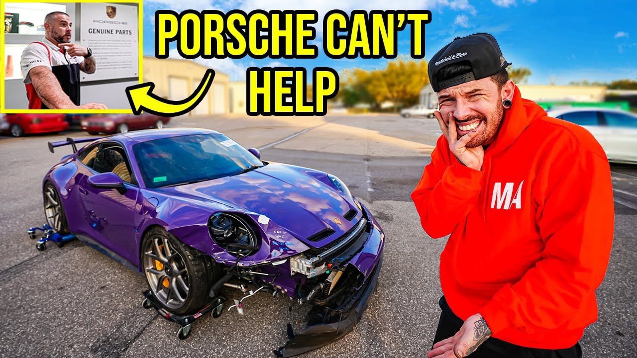 Rebuilding A Wrecked Porsche 911 GT3 - Structural Damage Revealed