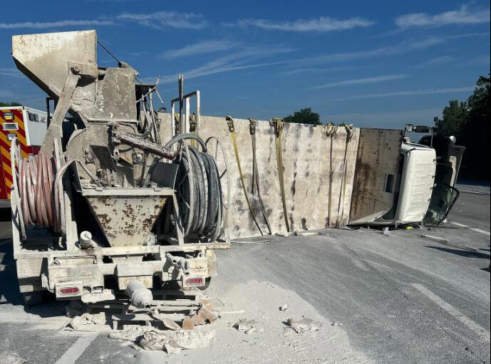 Resurfacing of I-64 near Route 288 complete after tractor-trailer crash