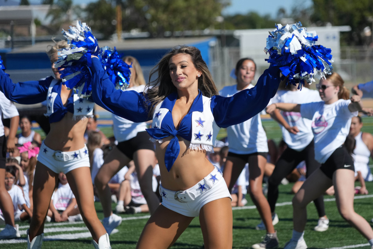 Dallas Cowboys Cheerleaders Steal The Show At Dua Lipa Concert