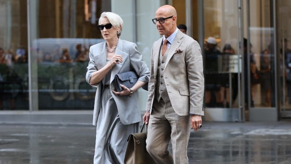 Cult duo Meryl Streep and Stanley Tucci is back on set