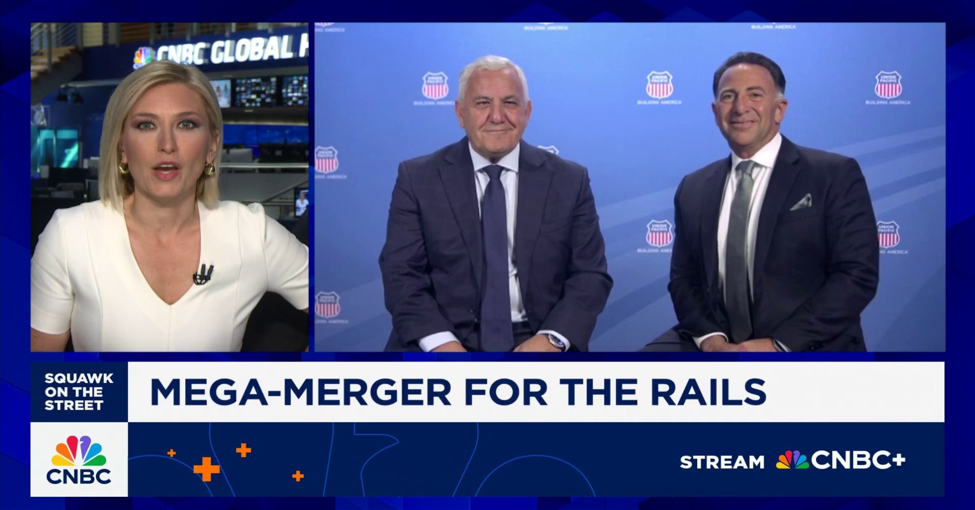 Union Pacific CEO Jim Vena & Norfolk Southern CEO Mark George on merger ...