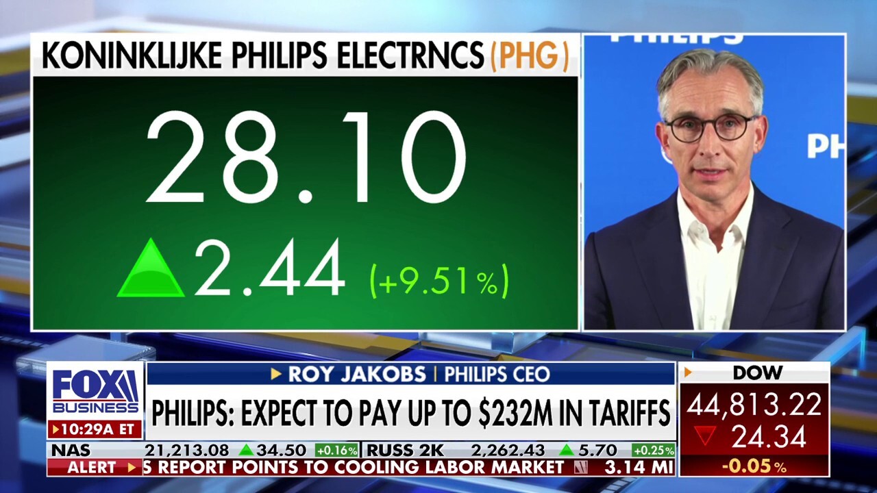 Philips CEO Roy Jakobs vows to absorb a large share of tariff costs ...