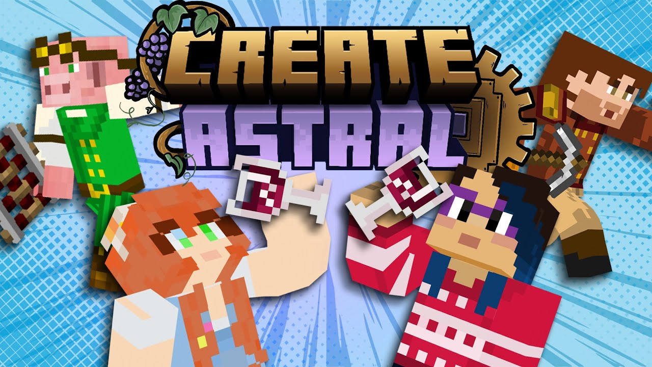 Modded Minecraft Winery Begins in Create Astral Episode 1 Adventure