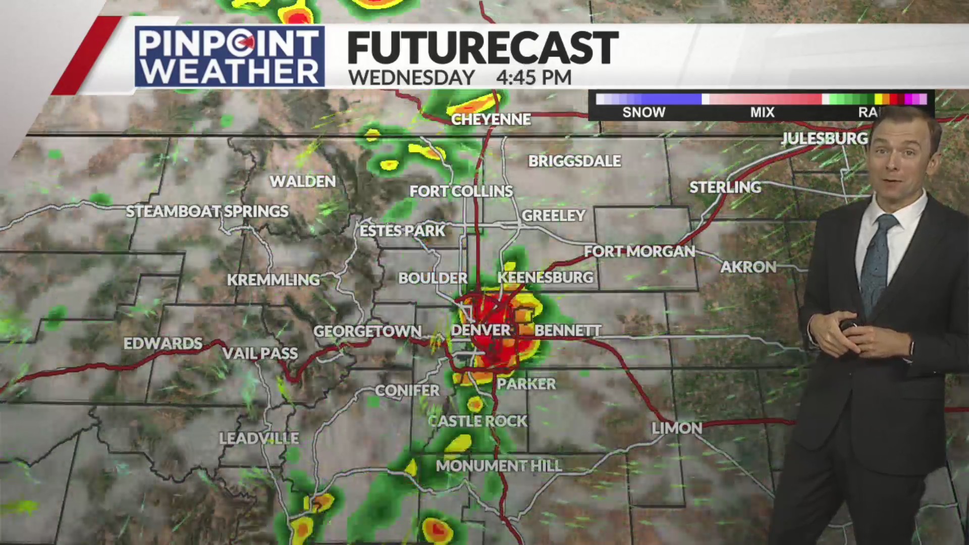 Denver weather: Cloudy with afternoon storms