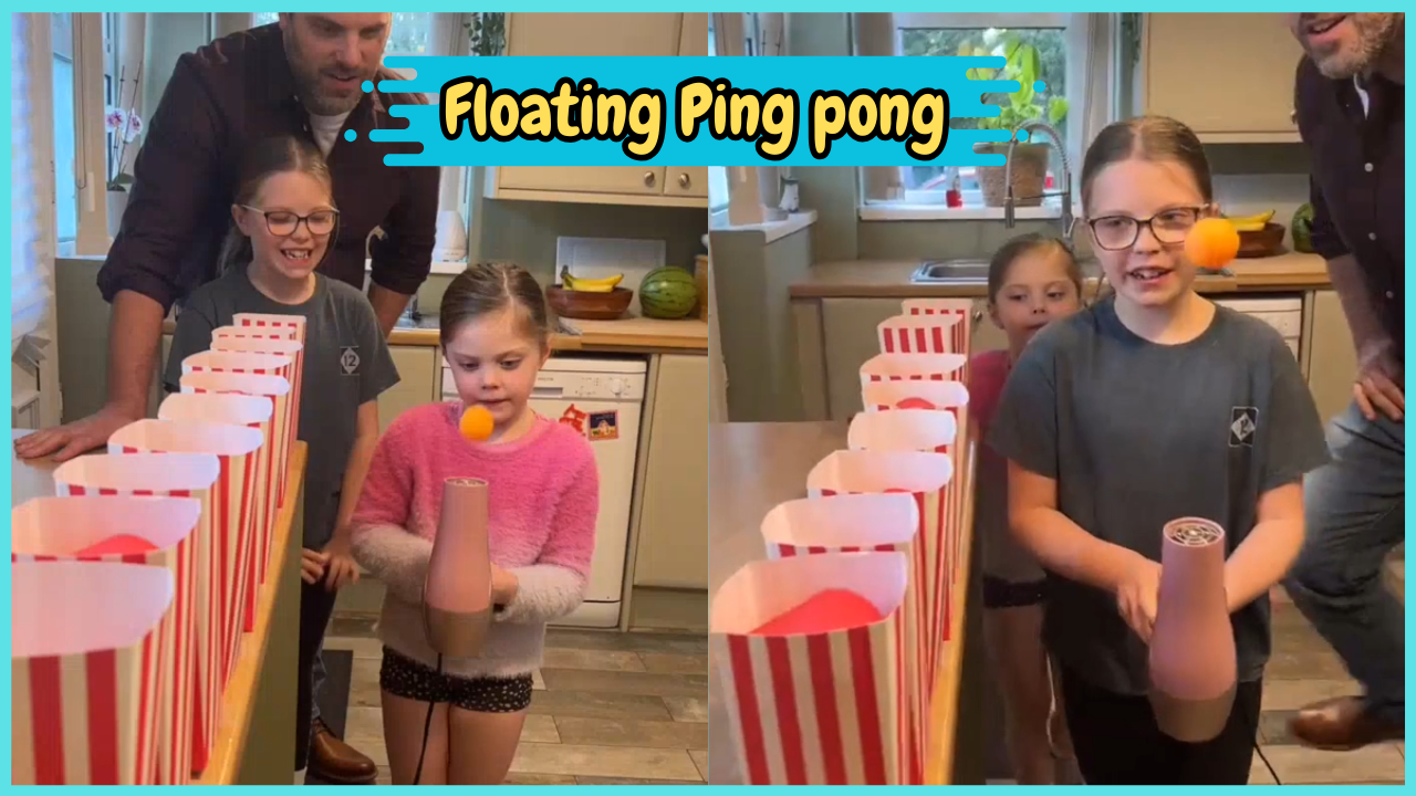 Floating Ping Pong Ball Game – Can You Keep It Up?