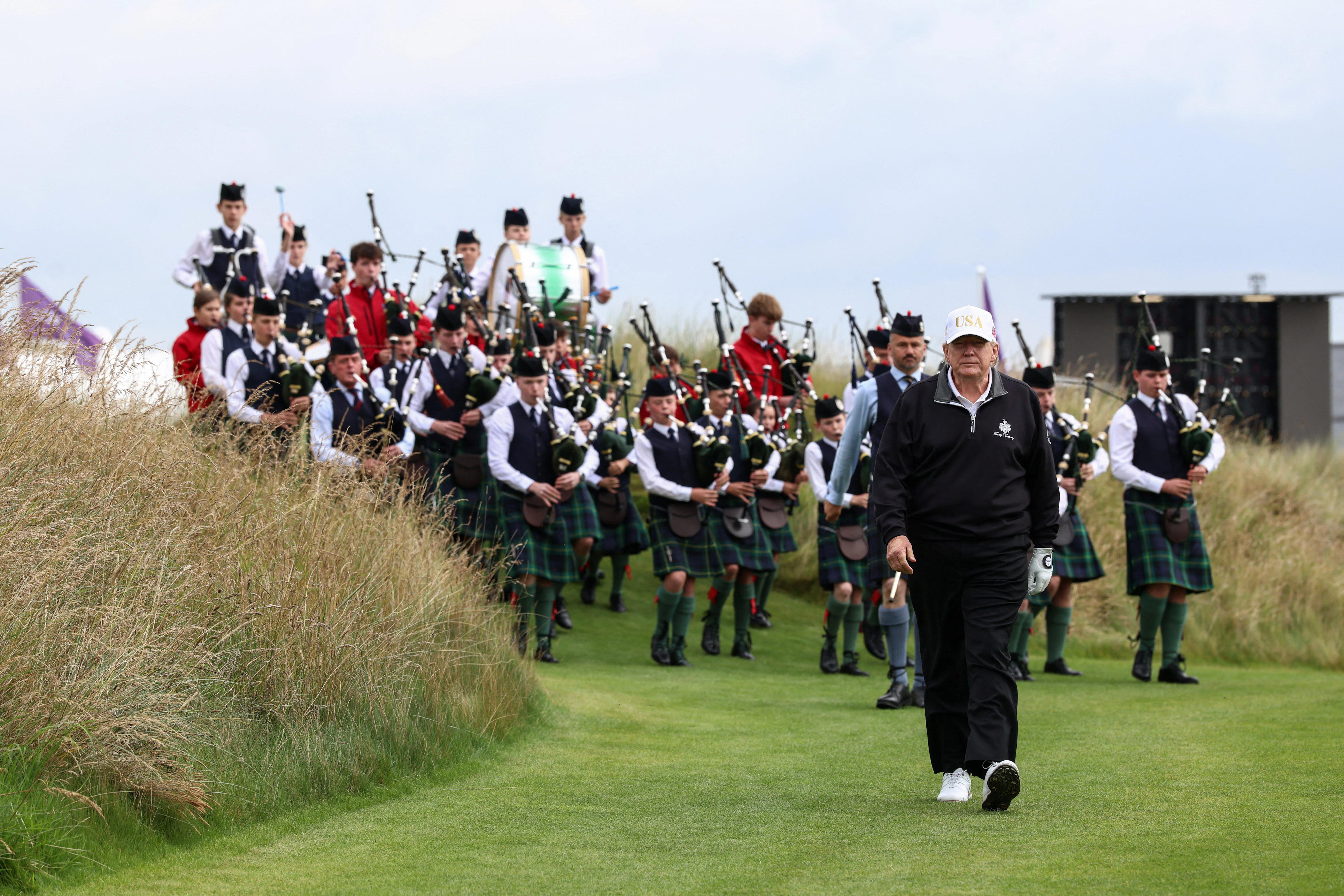 Trump's 'working trip' to Scotland includes opening a new golf course