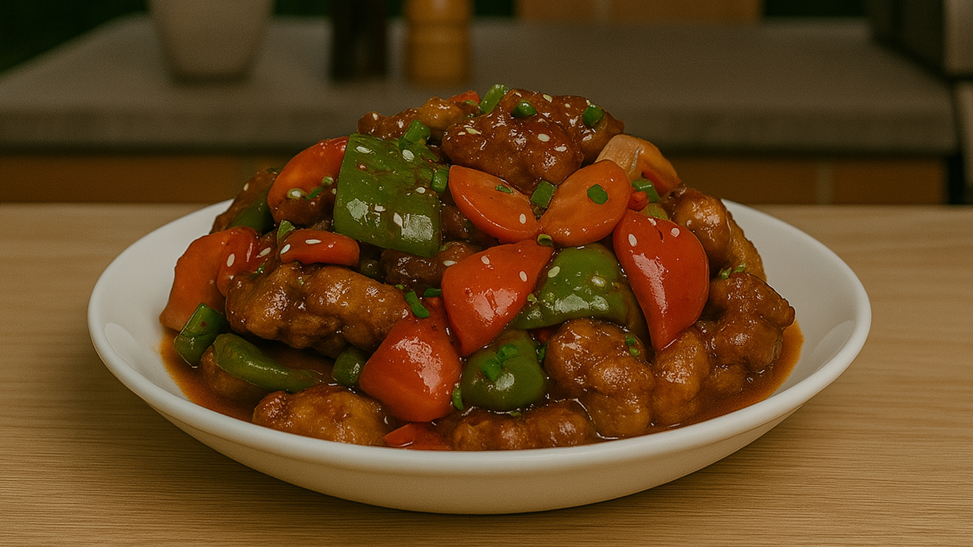 Zoetzure Varkensvlees – Knapperig Vlees in Pittige Saus – Iedereen ...