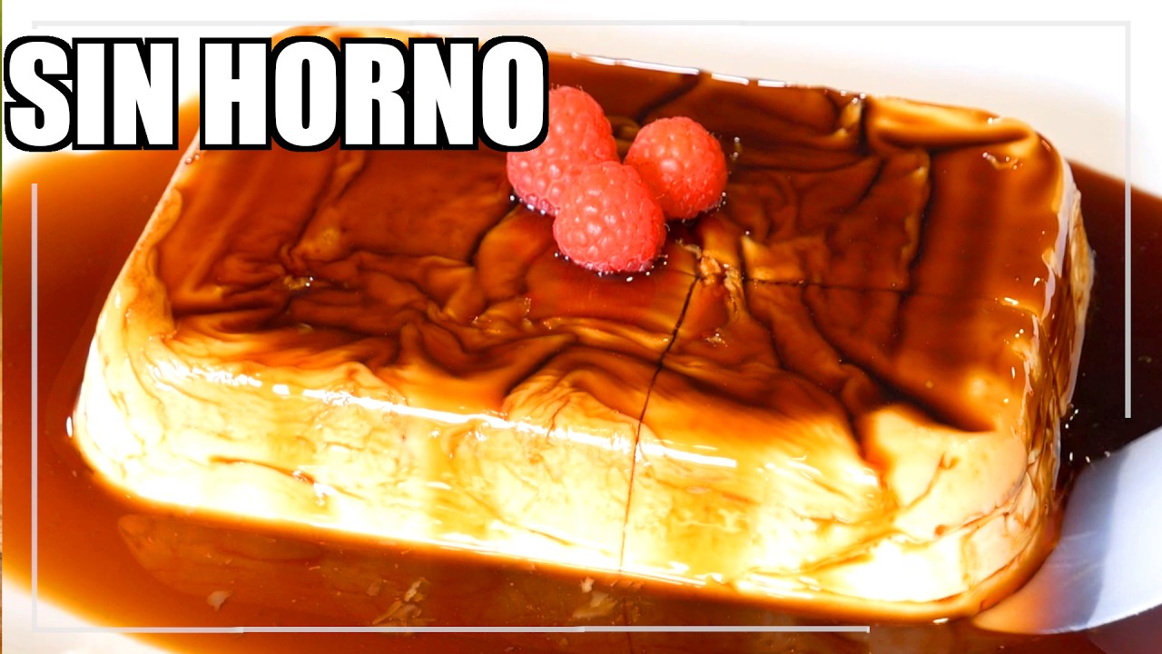 Flan Rico y Fácil en 3 Minutos Sin Huevo ni Horno